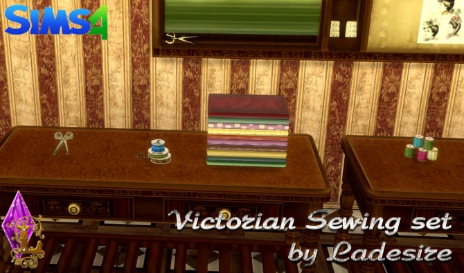 Victorian Sewing Set at Ladesire » Sims 4 Updates