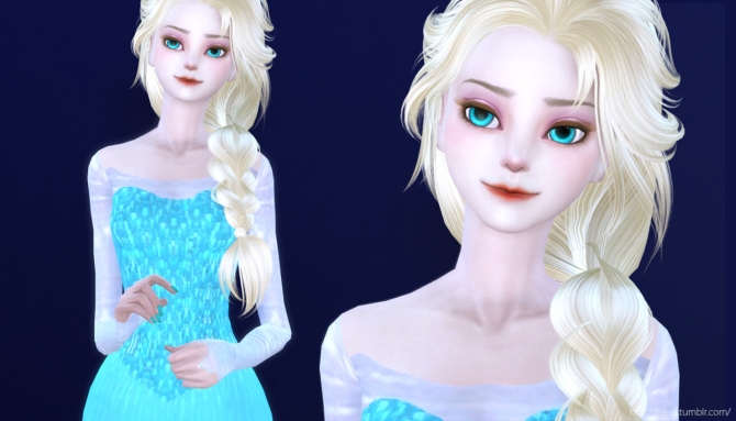 FROZEN ELSA poses at HESS » Sims 4 Updates