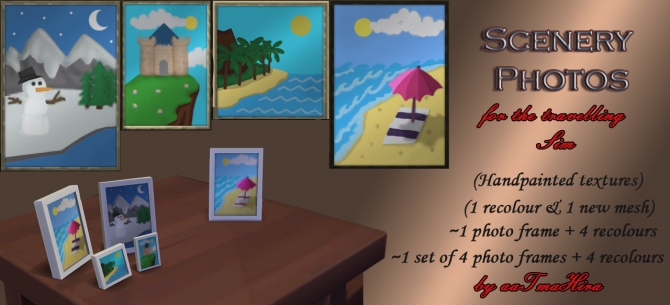 4 Scenery Photos for the Traveler Sims by aaTmaHira at Mod The Sims ...