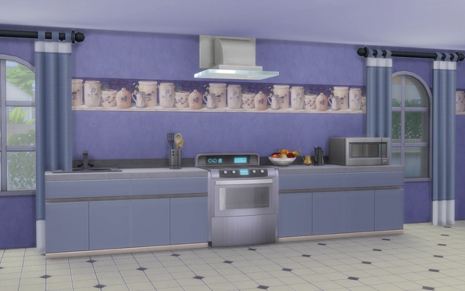 Favorite Kitchen Wall at ihelensims » Sims 4 Updates