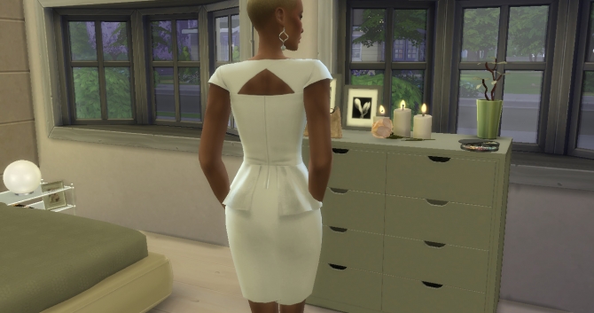 Peplum Eve Dress by MzEnvy20 at Mod The Sims » Sims 4 Updates