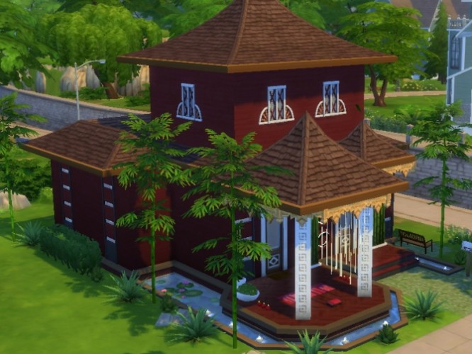 Feng Shui House II at Tatyana Name » Sims 4 Updates