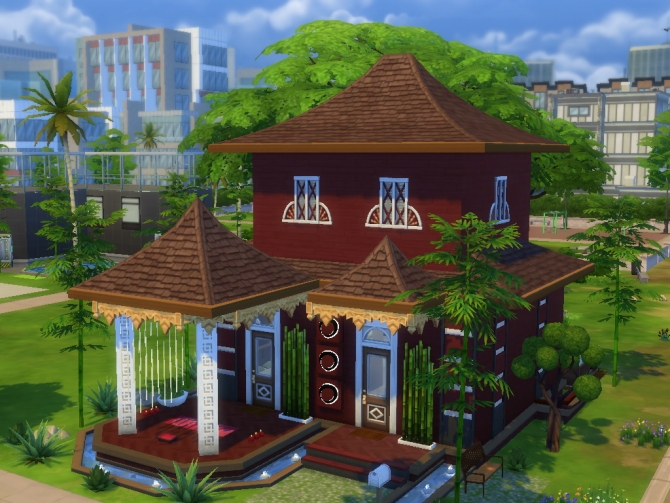 Feng Shui House II at Tatyana Name » Sims 4 Updates