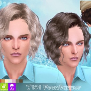 Simpliciaty Muse Hair Clayified at KotCatMeow » Sims 4 Updates