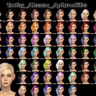 Roxy Hair 104 by TsminhSims at TSR » Sims 4 Updates
