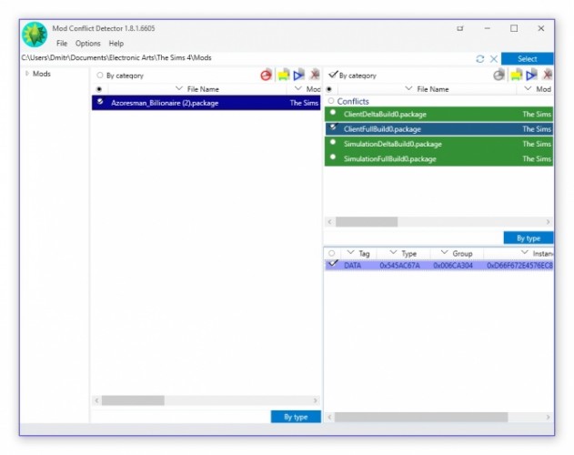 Mod Conflict Detector by DmitryMalfatto at Mod The Sims » Sims 4 Updates