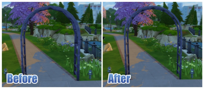Metal Garden Arch by Menaceman44 at Mod The Sims » Sims 4 Updates