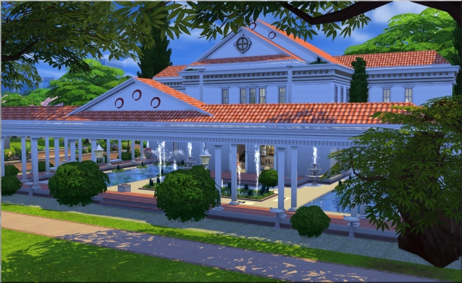 Roman Baths by Moni at ARDA » Sims 4 Updates
