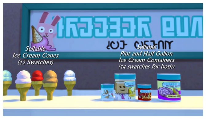 The Freezer Bunny Ice Cream Stand Franchise Kit V2.0 at SimDoughnut ...