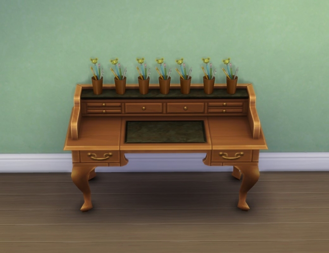 Fixed: More Slots for All-Purpose Desk by plasticbox at Mod The Sims ...