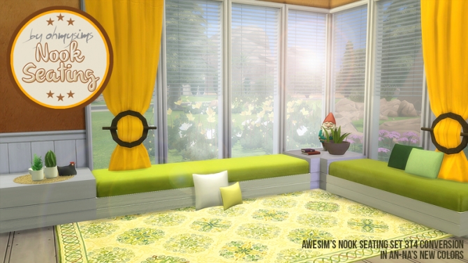 3t4 Nook Seating Set at Oh My Sims 4 » Sims 4 Updates