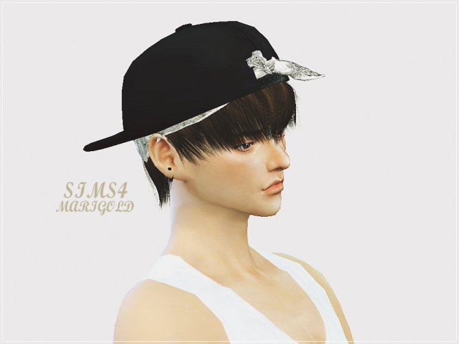 Bandana snapback at Marigold » Sims 4 Updates