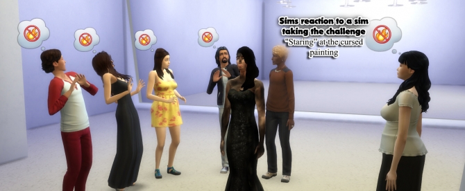 The Cursed Painting by bella3lek4 at Mod The Sims » Sims 4 Updates