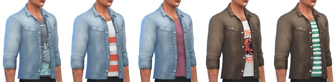 Denim Jacket by Rope at Simsontherope » Sims 4 Updates