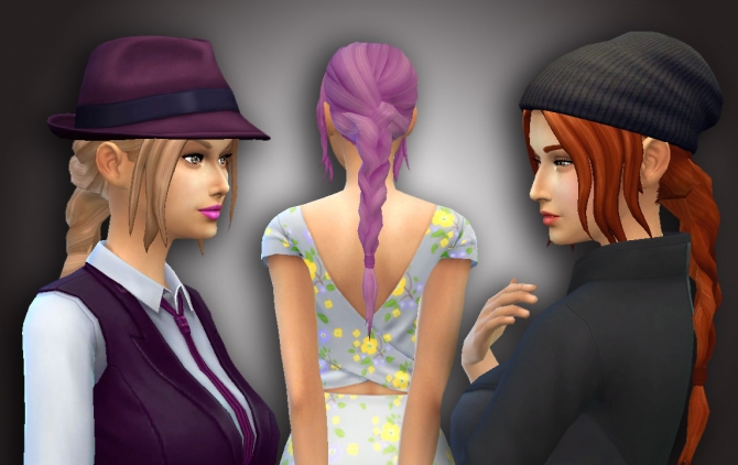 Simplicity hair at My Stuff » Sims 4 Updates