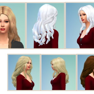 Roxy Hair 104 by TsminhSims at TSR » Sims 4 Updates