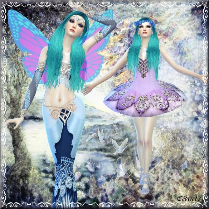 Reul Ghorm Blue Fairy by Cedric13 at L’univers de Nicole » Sims 4 Updates