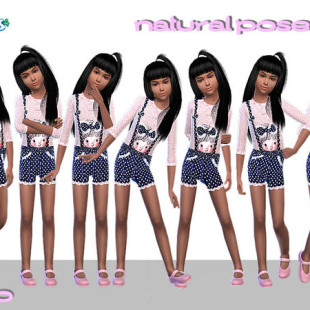 Spring Flower Pose by Dreacia at My Fabulous Sims » Sims 4 Updates