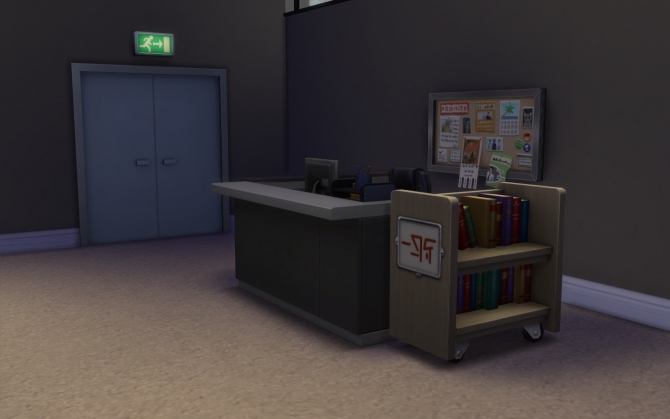 Newcrest Public Library by jwilli at Mod The Sims » Sims 4 Updates