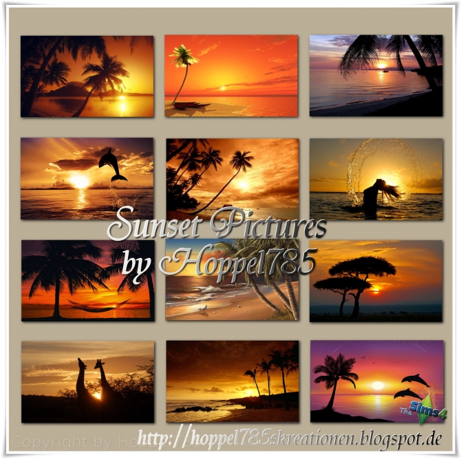 Sunset Pictures at Hoppel785 » Sims 4 Updates