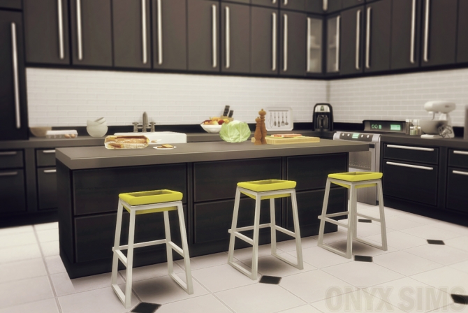 Sit and Dip Bar Stool at Onyx Sims » Sims 4 Updates