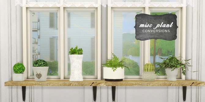 MISC PLANT CONVERSIONS at MIO » Sims 4 Updates