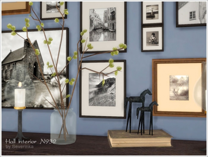 Hall interior N932 at Sims by Severinka » Sims 4 Updates