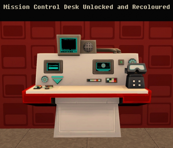 Mission Control Desk Unlocked and Recoloured by Simmiller at Mod The ...