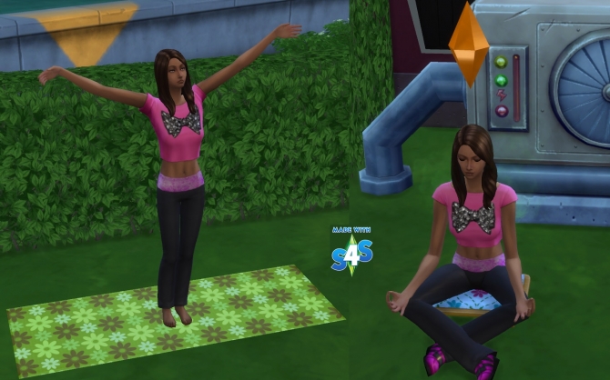 Meditation Stool and Zen Yoga Mat by wendy35pearly at Mod The Sims ...