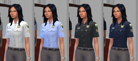 Simple Police Shirts by VentusMatt at Mod The Sims » Sims 4 Updates