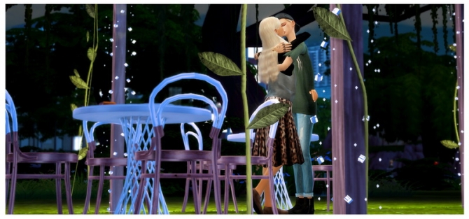 First Kiss posepack at Dani Paradise » Sims 4 Updates