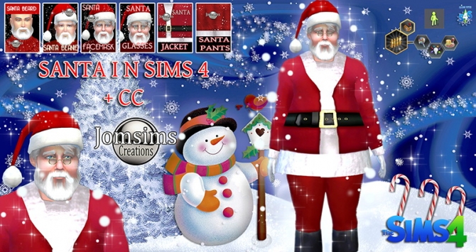 SANTA + CC at Jomsims Creations » Sims 4 Updates