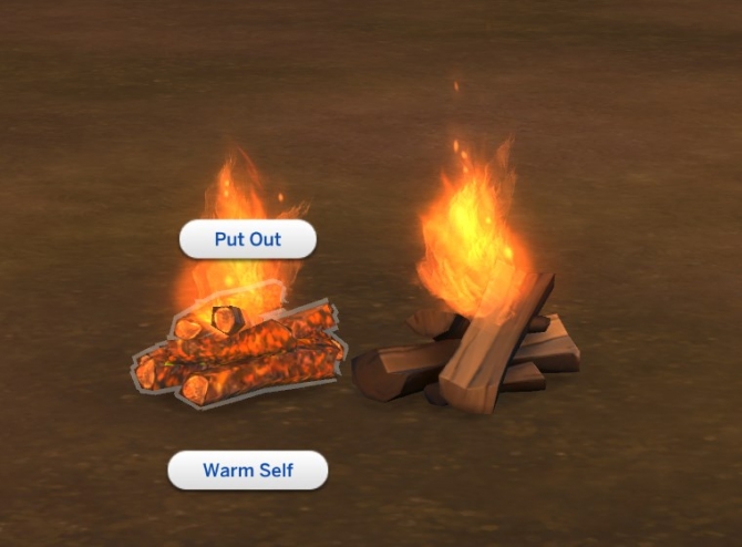 Two Fires by plasticbox at Mod The Sims » Sims 4 Updates