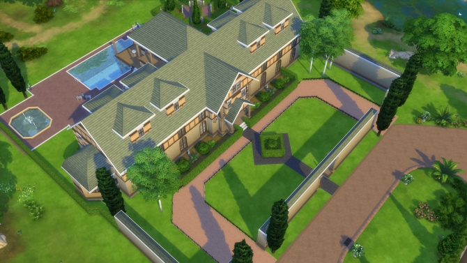 10 Summer Hill Court mansion by CarlDillynson at Mod The Sims » Sims 4 ...