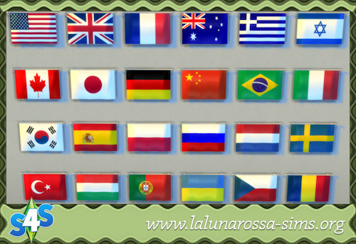 Union Jack Wall Flag At Sims 4 Studio Sims 4 Updates