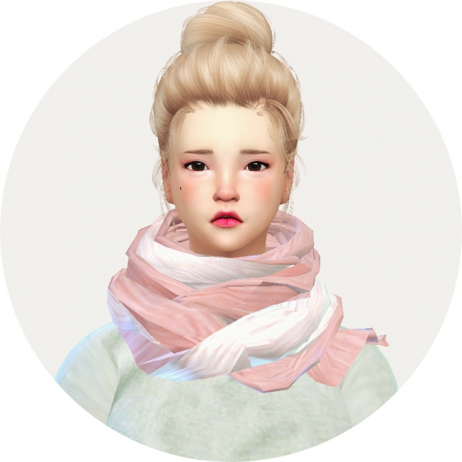 Female Two Tone Scarf At Marigold Sims 4 Updates