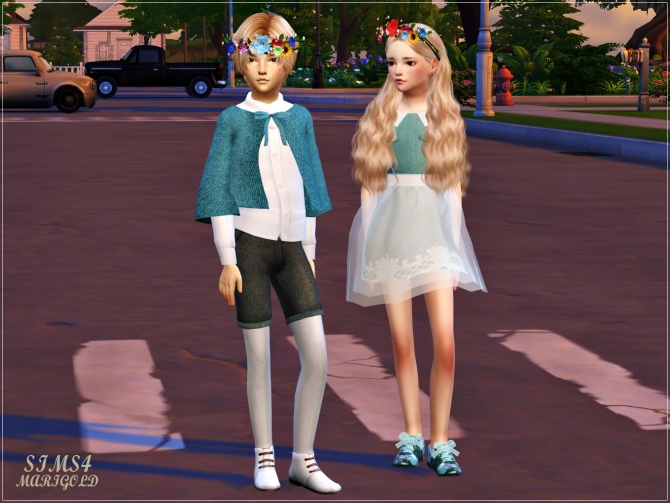 Child Flower Crown at Marigold » Sims 4 Updates