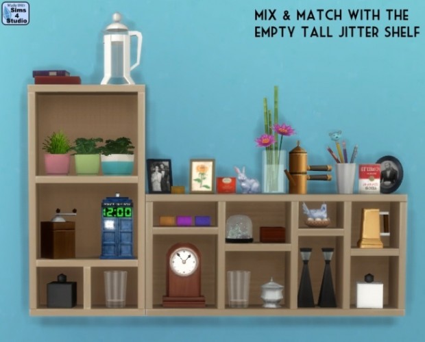 Long Jittermaster shelf empty at Sims 4 Studio » Sims 4 Updates