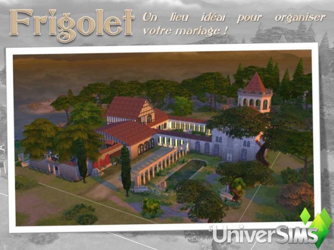 Frigolet rehabilitated old abbey by Sasha at L’UniverSims » Sims 4 Updates