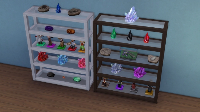 Grand Designs Collectible Shelf by chaggith at Mod The Sims » Sims 4 ...