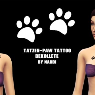 Hip tattoo set at Eluney Design » Sims 4 Updates