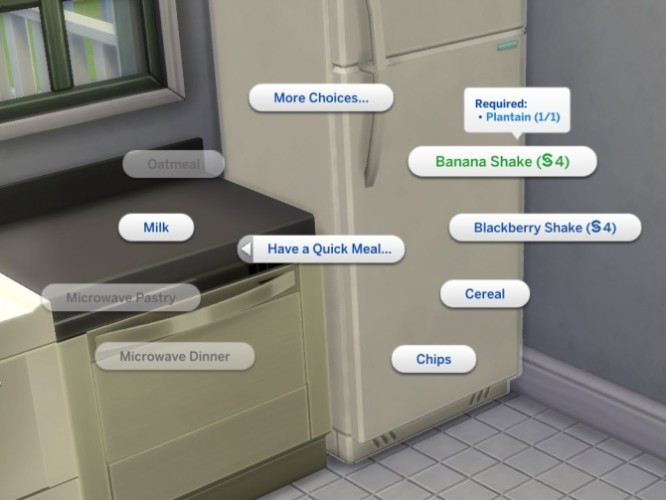 Custom Food Interactions by TheFoodGroup at Mod The Sims » Sims 4 Updates