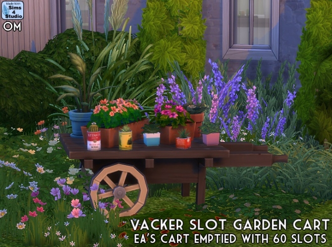 Vacker cart emptied with 60 slots at Sims 4 Studio » Sims 4 Updates