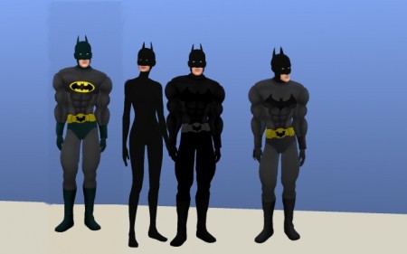 Batman costume by g1g2 at Mod The Sims » Sims 4 Updates