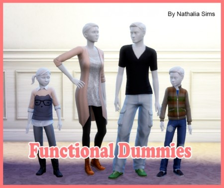 Functional Dummies at Nathalia Sims » Sims 4 Updates