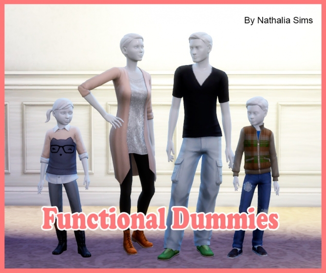 Functional Dummies at Nathalia Sims » Sims 4 Updates