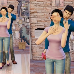 Cooking pose at A-luckyday » Sims 4 Updates