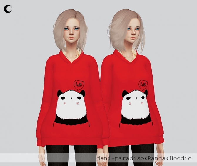 Panda Hoodie at Kalewa-a » Sims 4 Updates