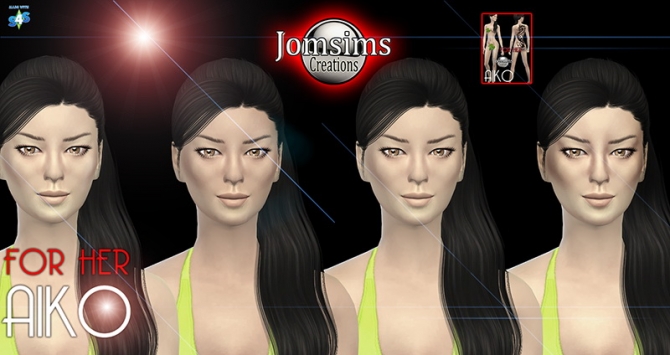 AIKO Asian skinmask at Jomsims Creations » Sims 4 Updates