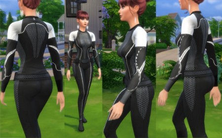 Female Hunger Games Jumpsuit by PixieLinxie at Mod The Sims » Sims 4 ...